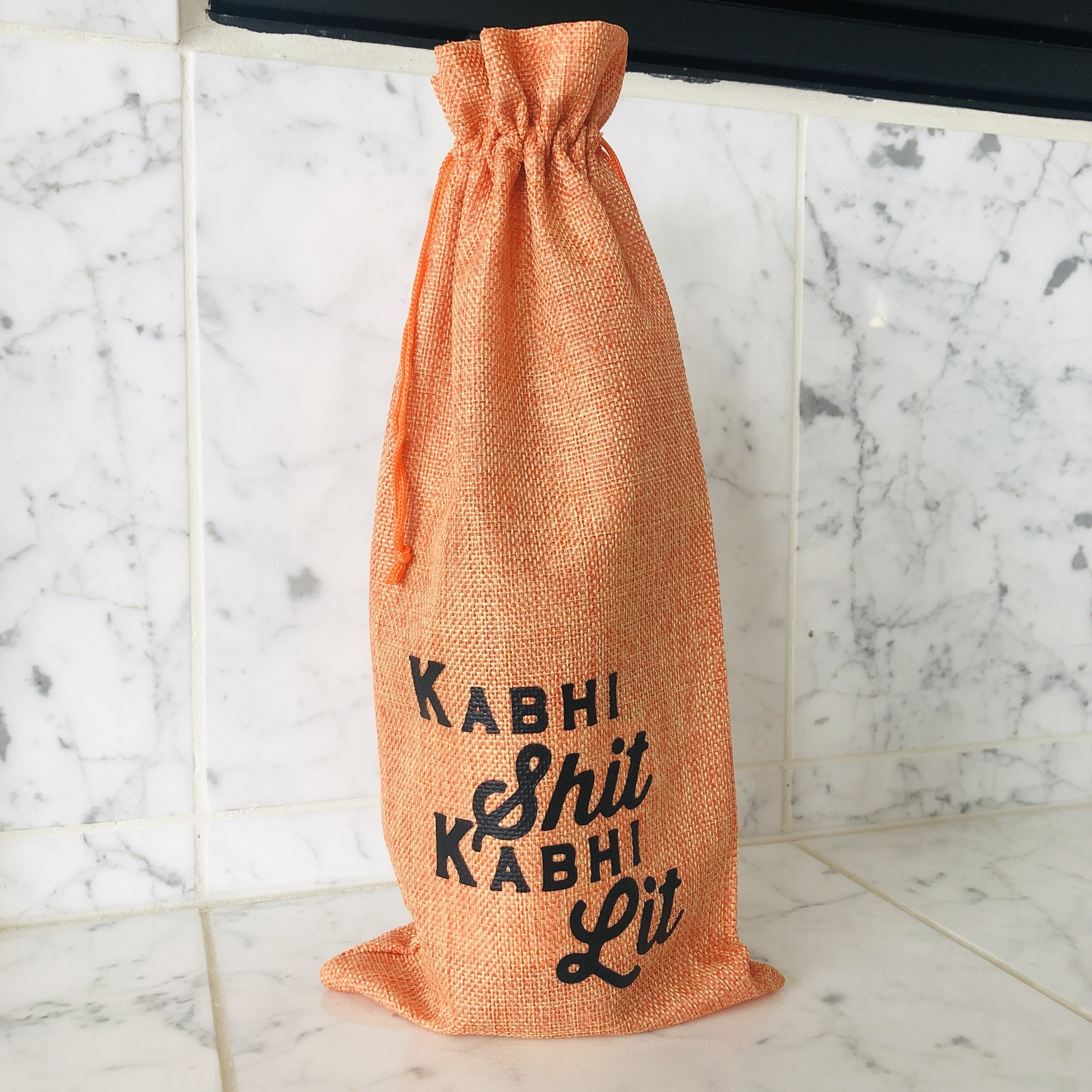Kabhi Shit Kabhi Lit Wine Bag – Modern Desi